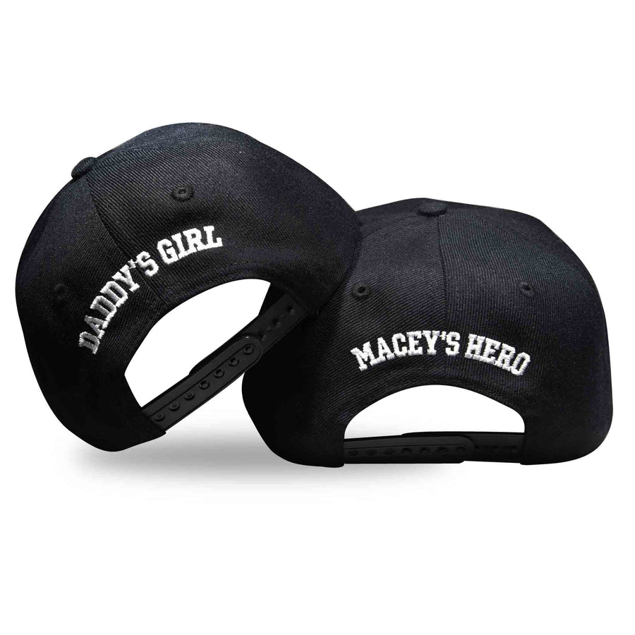 CURVE BRIM, Black Snapback - Little Snapbacks Pty Ltd
