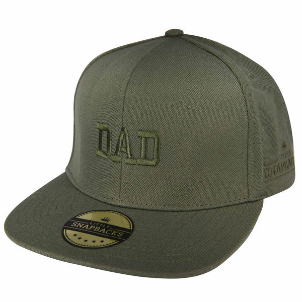 Matching Adult Army Green Snapback - Little Snapbacks Pty Ltd