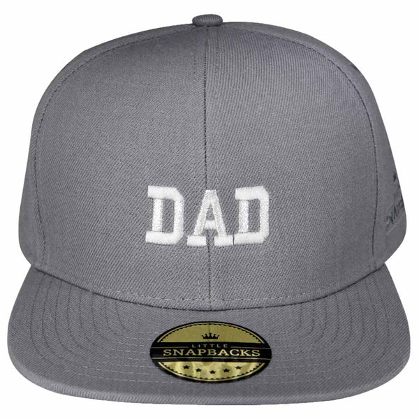 Matching Adult Grey Snapback - Little Snapbacks Pty Ltd