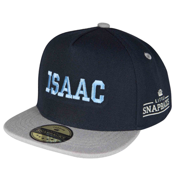Navy & Grey Snapback - Little Snapbacks Pty Ltd